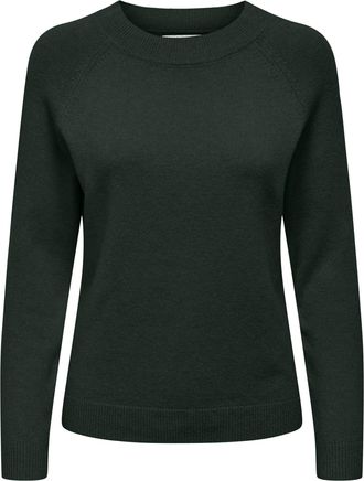 Only Damen Pullover Strickpullover ONLRICA Life 15204279,Scarab/Detail:Melange,XS