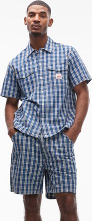 Levi's Workwear - Short &agrave; enfiler densemble &agrave; carreaux - Bleu