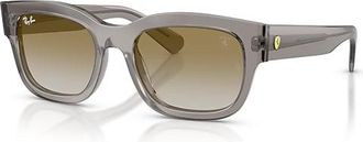 Ray-Ban Rb2228m Scuderia Ferrari Collection Sonnenbrillen Grau Transparent Fassung Gold Glas 53-19