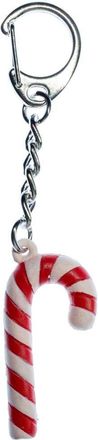 Miniblings Weihnachten Zuckerstange Schl&uuml;sselanh&auml;nger - Handmade Modeschmuck I I Anh&auml;nger Schl&uuml;sselring Schl&uuml;sselband Keyring