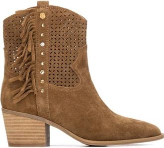 Carmela Bottes de cowboy Femme Camel - Chaussures confortables et polyvalentes - Mode d&eacute;contract&eacute;e - Mod&egrave;le 16315003 (Taille39)