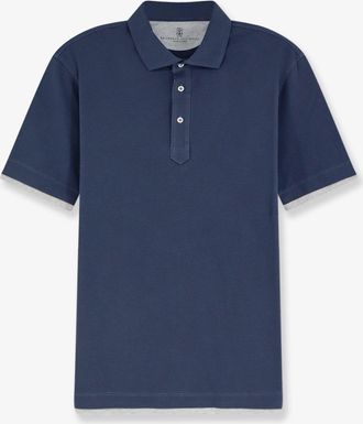 Brunello Cucinelli Cotton polo shirt - BRUNELLO CUCINELLI - gender_Man