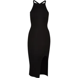 Urban Classics Midikleid Gekreuzte R&uuml;ckentr&auml;ger f&uuml;r Damen (Schwarz)