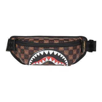 Sprayground Sprayground - Sharks in Paris WTF Bubble Crossbody Bag - Homme - Sacs - Brun - Taille: ONE Size