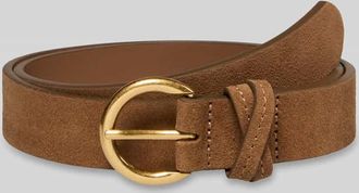 Marc O'Polo G&uuml;rtel aus Rindsvelours mit D-Ring-Schlie&szlig;e