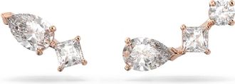 Swarovski Mesmera Ohrstecker, Rosé Vergoldete Ohrringe mit Strahlenden Swarovski Kristallen