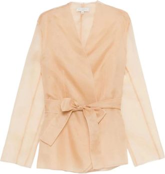 Antonelli Femme, Blouses et Chemises, Beige, Taille: 40 FR Veste Antonelli