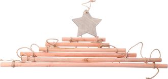 TOPBATHY Weihnachtsbaum Weihnachtsdekorationen Wandzweig Leiter Handgemachtes Holzdekor F&uuml;r Den Urlaub