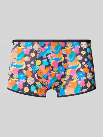 HOM Trunks mit floralem Allover-Print Modell Wonka