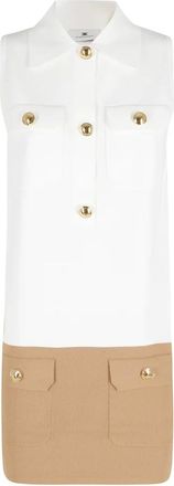 Elisabetta Franchi Femme, Robes, Multicolore, Taille: 38 FR Abito Maglia