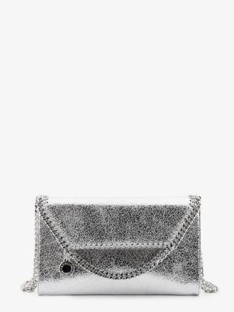 Stella McCartney Falabella metallic fabric crossbody bag - STELLA MCCARTNEY - gender_Woman