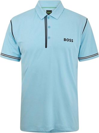HUGO BOSS Paddytech Goc Poloshirt f&uuml;r Herren, Mit Kragen (Pastellblau)