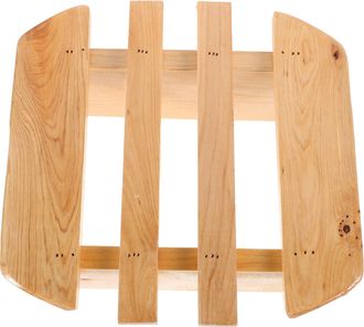 Cabilock Runder Holz fu&szlig;hocker Kompakt Leichter Tritthocker Fu&szlig;bad Sauna Fu&szlig;st&uuml;tze f&uuml;r Zuhause und Sch&ouml;nheitssalon Multifunktional Tragbar Pflegeleicht Komfort