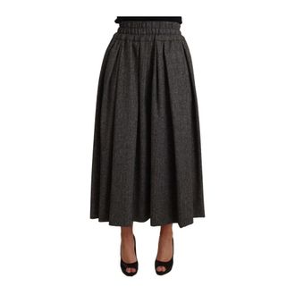 Dolce & Gabbana Femme, Jupes, Gris, Taille: 36 FR Special Piece Skirt
