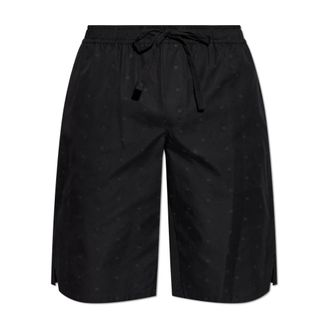 Dolce & Gabbana Bedruckte Baumwoll-Bermudashorts - - Shorts - Herren - Schwarzk - XL