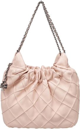Tory Burch Femme, Sacs, Rose, Taille: ONE Size Mini Sac Hobo Souple Fleming