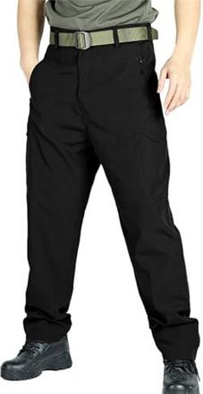 Generic Pantalon cargo pour homme, pantalon de travail tactique, coupe ample, pantalon dentra&icirc;nement, pantalon cargo multi-poches, pantalon de surv&ecirc;tement vin
