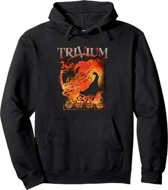 Trivium Spray Stencil Dragon Pullover Hoodie