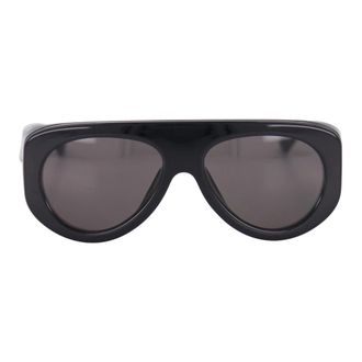 Bottega Veneta unisex, Accessoires, Noir, Taille: 58 MM Lunettes de soleil pilote audacieuses surdimensionn&eacute;es