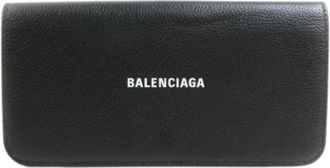 Balenciaga unisex, Pre-owned, Noir, Taille: ONE Size Pre-owned Long wallet (bi-fold)