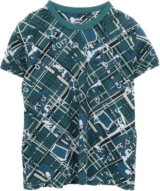 Hermès t-shirt à imprimé graphique (années 2010) - Bleu