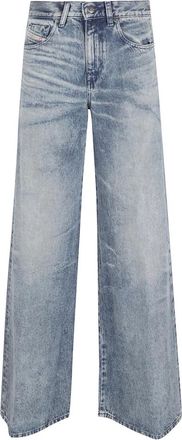 Diesel Femme, Jeans, Bleu, Taille: W24 1978 D-Akemi-Fsh Jean Large Effet Vieilli