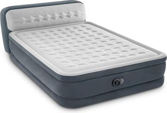 Intex 64448ND DuraBeam UltraPlushHeadboard Luftbett (l x b x h) 236 x 152 x 86 cm Wei&szlig;, Grau - Intex