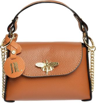 Anna Luchini Braun Rindsledertasche