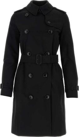 Burberry Femme, Manteaux, Noir, Taille: 36 FR Heritage Kensington Trench Coat