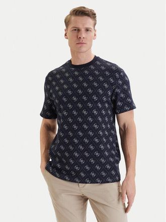 Guess T-Shirt M6GP34 K3200 Dunkelblau Relaxed Fit