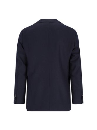 Caruso Mens Jackets Blue Wool