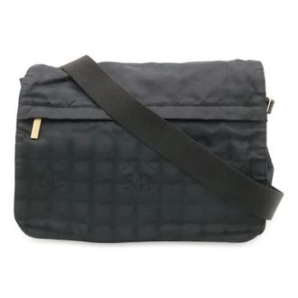 Chanel Pre-owned Sac bandouli&egrave;re en jacquard de nylon New Travel Line - Femme - Pre-owned - Noir - Taille: ONE Size