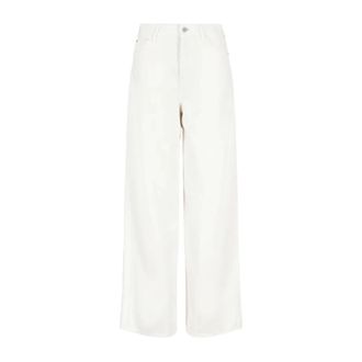 Emporio Armani Weite Hosen - - Trousers - Damen - Wei&szlig; - W29