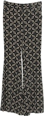 BABYLON Femme, Pantalons, Noir, Taille: 40 FR Wide Pantalons