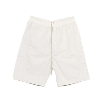 Rick Owens Homme, Shorts, Blanc, Taille: XL Wide Pusher Shorts