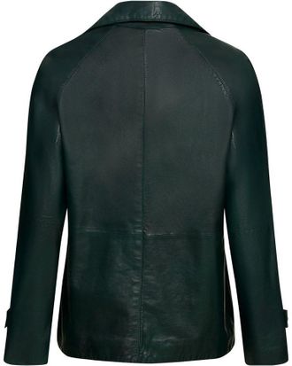 Brigitte von Sch&ouml;nfels Lederjacke Nappalederjacke Caban-Style
