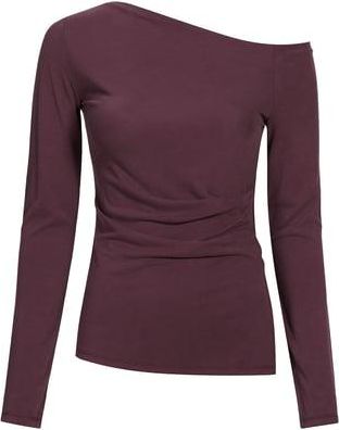Topshop Top manches longues asym&eacute;trique