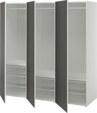 IKEA PLATSA Kleiderschrank mit 3 T&uuml;ren