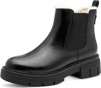 Marco Tozzi Marco Tozzi Chelsea-Stiefel 2-26441-45 Bottes à la mode pour femme, noir, 41 EU, Noir, 41 EU