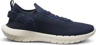 BOSS Hommes Motion Slon Baskets Motion avec Tige en Maille et Finitions en Cuir