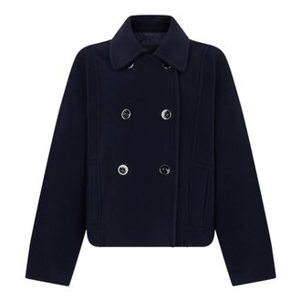 Pinko Zweireihiger Mantel - - Jackets - Damen - Blau - M