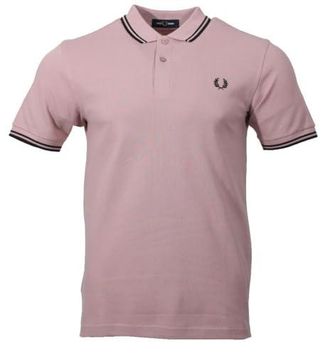 Fred Perry Polo &agrave; manches courtes pour homme - M3600, Vieux rose, XXL