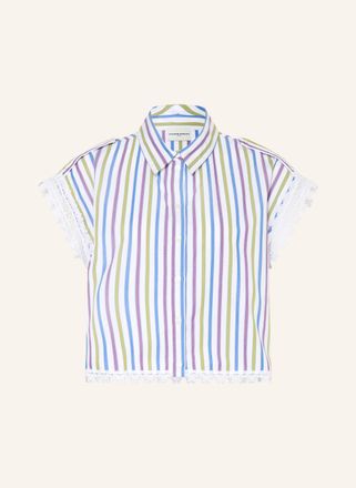 Claudie Pierlot Claudie Pierlot Hemdbluse Mit Spitze weiss