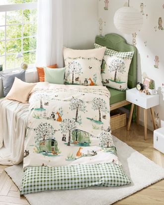 Kaeppel Bettwäsche mit zeitlos modischen Motiven, Qualitätsware zum günstigen Preis aus Deutschland, 100% Baumwolle, Verschiedene Modelle und Qualitäten (Pick