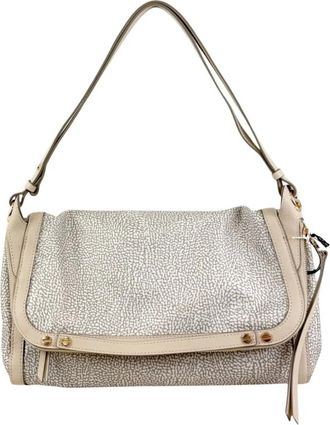 Borbonese Femme, Sacs, Beige, Taille: ONE Size Frame Cross Over M