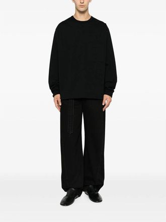 Christophe Lemaire Refined Knit Sweater - Black