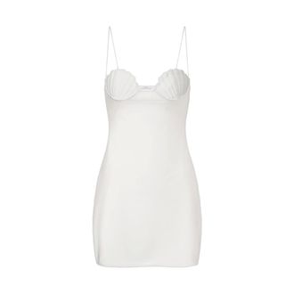 Os&eacute;ree Femme, Robes, Blanc, Taille: 40 FR Robe nuisette courte nuptiale