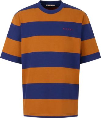 Marni Gestreiftes T-Shirt - Braun