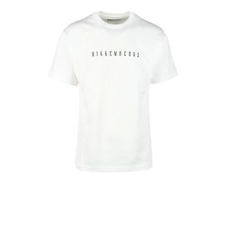 Dirk Bikkembergs Homme, Tops, Blanc, Taille: L T-shirt en coton