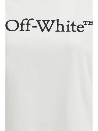 Off-white Womens T-Shirt Big Logo Bookish White-Black Cotton T-Shirts & Jerseys White/black